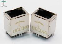 China 8P8C Vertical Network Connector RJ45 Modular Jack 180 Degree THT Mounting Type for sale