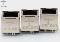 China 8P8C Vertical Network Connector RJ45 Modular Jack 180 Degree THT Mounting Type for sale