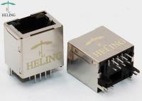 China 8P8C Vertical Network Connector RJ45 Modular Jack 180 Degree THT Mounting Type for sale