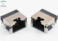 China Tab Up 1x1 8P8C RJ45 Connectors Low Profile Side Entry RoHS Compliant for sale