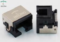 China 90 Degree Horizontal Low Profile RJ45 , RJ45 Modular Jack SMT Overhangs PCB Mount for sale