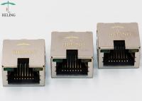 China Through Hole Customized Low Profile RJ45 , Tab Up Female Lan Connector for sale