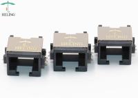 China Brass Shielded Low Profile RJ45 , Tab Up Female Lan SMT Connector RJ45 Waterproof for sale