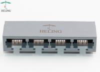 China Side Entry 10 Pin RJ45 Connector Black Housing MJ5608-G014-HRN2 for sale