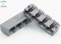 China Side Entry 10 Pin RJ45 Connector Black Housing MJ5608-G014-HRN2 for sale