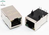 China Surge Projection RJ45 100Base T , 100M 1 x 1 RJ45 Connector With Magnetics for sale