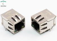 China Right Angle RJ45 100Base T Connector Horizontal Entry Standard Latch Down for sale