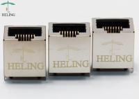 China 8P8C Vertical 180 Degree RJ45 Modular Jack Connector For Network Switches for sale