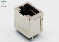 China 8P8C Vertical 180 Degree RJ45 Modular Jack Connector For Network Switches for sale