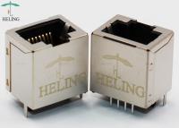China 8P8C Vertical 180 Degree RJ45 Modular Jack Connector For Network Switches for sale