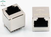 China 1 x 1 Female Vertical RJ45 Connector Through Hole Mounting For Set - TV Box for sale