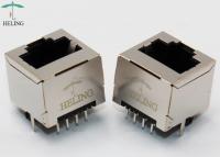 China THT / DIP Mounting Vertical RJ45 Jack , RJ45 Ethernet Adapter Tab Up Latch Direction for sale
