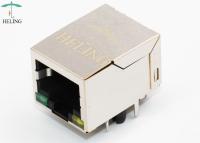 China THT Soldering Right Angle RJ45 8 Pin Connector Tab Down For PC Mainboard for sale