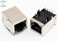 China THT Soldering Right Angle RJ45 8 Pin Connector Tab Down For PC Mainboard for sale