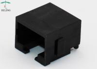China Customized Through Hole Low Profile RJ45 , Tab Up Female Lan SMT Connector for sale