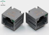 China Unshielded RJ45 Ethernet Connector Modular Jack 1 X 2 Ports For Network Repeater for sale