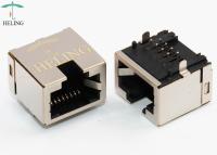 China Right Angle Female Ethernet Connector RJ45 Plug For Networking Modem for sale