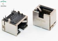 China Single Port 8p8c Low Profile RJ45 Jack Latch Tab Up THT  R / A 90 Degree for sale