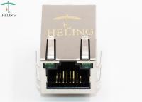 China 10p10c 1G Integrated Magnetic RJ45 Single Port Connector For PC Motherboard for sale