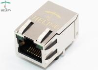 China 10p10c 1G Integrated Magnetic RJ45 Single Port Connector For PC Motherboard for sale