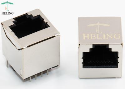 China UL Modular 1x1 Port Shielded RJ45 Connector MJ522488-XX11-BPF1 for sale