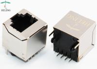 China Single Port Shielded SMT RJ45 Connector R / A 50U
