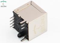 China 8P8C RJ45 Shielded Connector Vertical Type With LED Indicator Pipe for sale