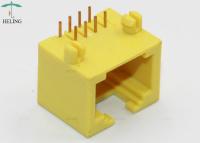 China Latch Up Unshielded RJ45 Through Hole Connector Right Angle For Ethernet Automotive for sale