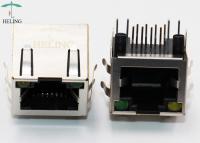 China 1x1 Port Shielded RJ45 Jack 8p8c Connector Right Angle MJ5688-B011-GRSL21 for sale