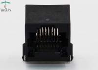 China Female Single Port RJ45 Through Hole Connector MJ552188-B411-HRN1 for sale