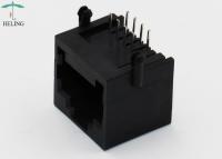China Female Single Port RJ45 Through Hole Connector MJ552188-B411-HRN1 for sale