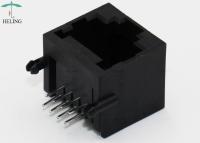 China Female Single Port RJ45 Through Hole Connector MJ552188-B411-HRN1 for sale