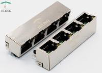 China Shielded Rj45 Multiple Port Connectors MJ5688-B014-RL2 RoHS ISO9001 for sale