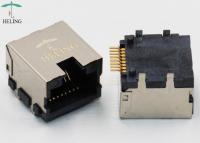China SMT Side Entry RJ45 Jack Single Port Female Gender MJ88-B011-GRCNS2 for sale