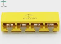 China Unshielded Side Entry RJ45 Jack Modular Connector THT MJ5608-Y014-HRN2 for sale