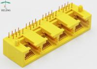 China Unshielded Side Entry RJ45 Jack Modular Connector THT MJ5608-Y014-HRN2 for sale