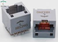 China 1 Port RJ45 Lan Jack 8P8C Modular Connector Thru - Hole Type MJ88-G011-PN2 for sale