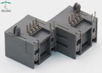 China R/A 1x2 Ports Unshielded RJ45 Lan Jack / 8P8C Modular Connector MJ5688P-G012-XPRNL1 for sale