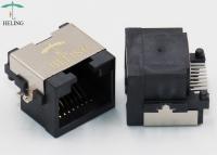 China R/A One Port Shielded RJ45 Lan Jack 8P8C Modular Connector SMT Type MJ88G-B011-HLRV5 for sale