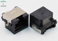 China R/A One Port Shielded RJ45 Lan Jack 8P8C Modular Connector SMT Type MJ88G-B011-HLRV5 for sale