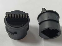 China Tab Up Female Lan Connector , Through Hole Customized RJ45 Waterproof Connector for sale