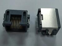 China SMT Offset / Overhangs PCB RJ45 Jack , Modular RJ45 PCB Connector for sale