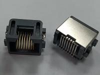 China SMT Offset / Overhangs PCB RJ45 Jack , Modular RJ45 PCB Connector for sale