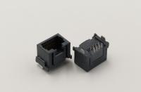 China Female Single Port RJ45 Through Hole Connector MJ886-B011-HLPDN1-C for sale