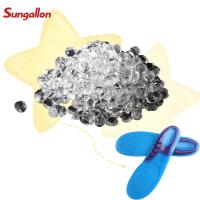 China Transparent 95A Hardness Thermoplastic Rubber For Insoles And Foot Care Products for sale
