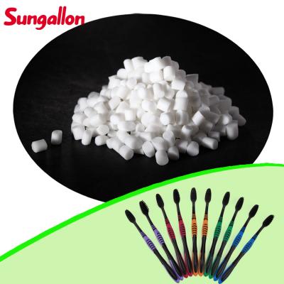 China Tooth Brush Handle TPE Granules SEBS/Mineral Oil Base 10A~95A Hardness Range for sale