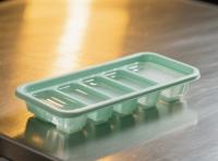 China Extrusion Blow Molding TPE Material Rubber Soft Activity Cube Ice Tray Recyclable for sale