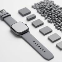 China Customizable TPE Material TPR Granules Easy Coloring Scratch Resistant Watch Straps for sale