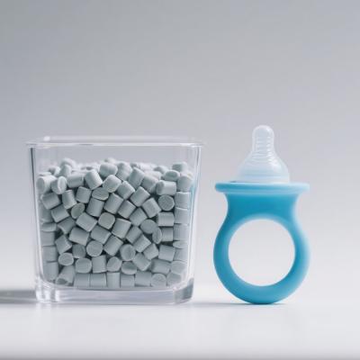 China Food Grade TPR TPE Granules Baby Bottle Accessories SEBS Composition for sale