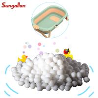 China Safe and Eco-Friendly TPE Granules for Infant Bath Folding Basins for sale